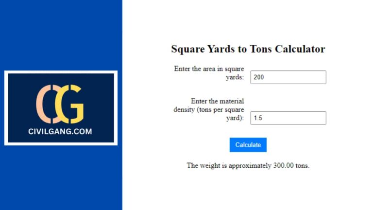 Square Yards To Tons Calculator CivilGang square-yards-to-tons-calculator-civilgang